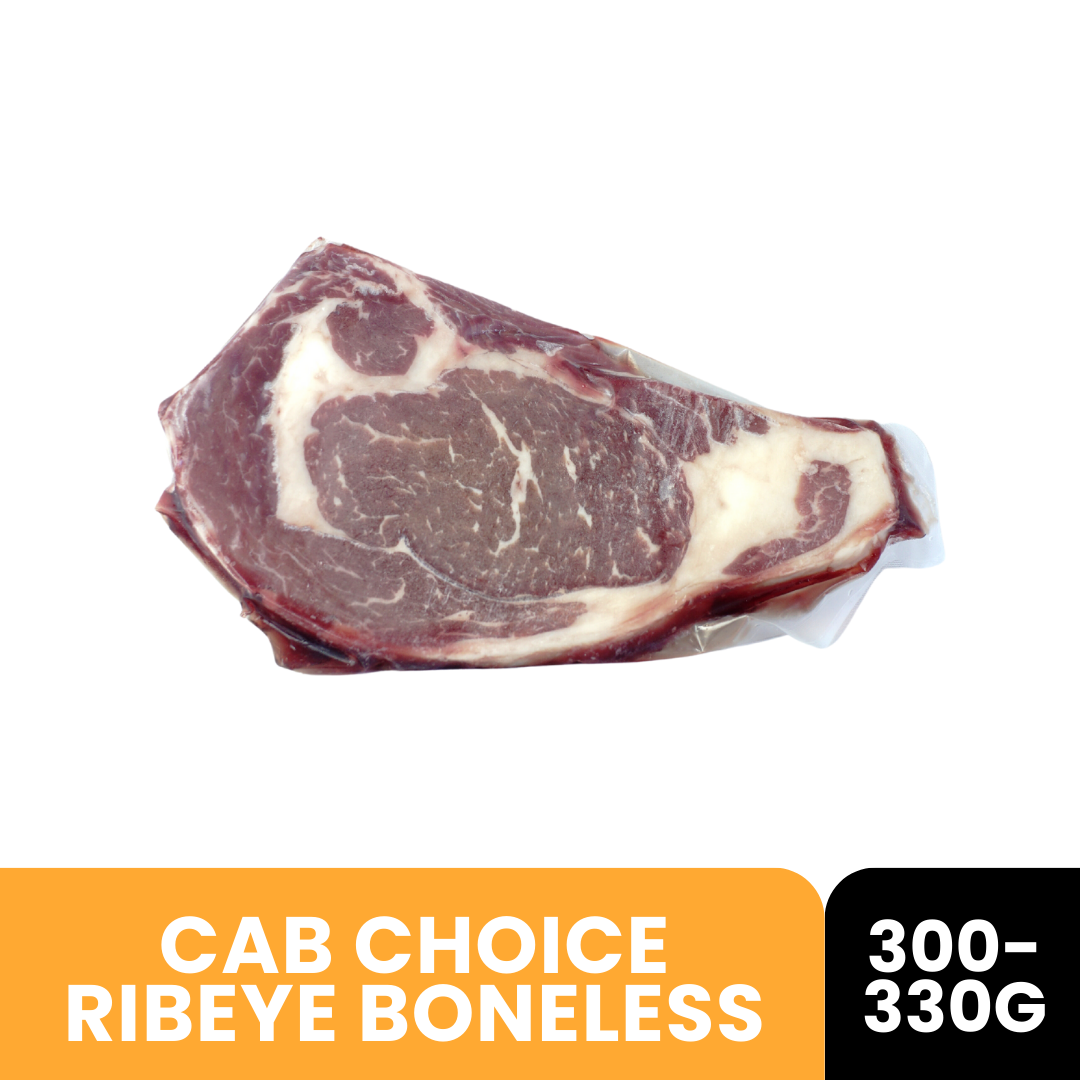 Rib Eye Boneless, CAB Choice (300-350g) – Steaks & Stuff