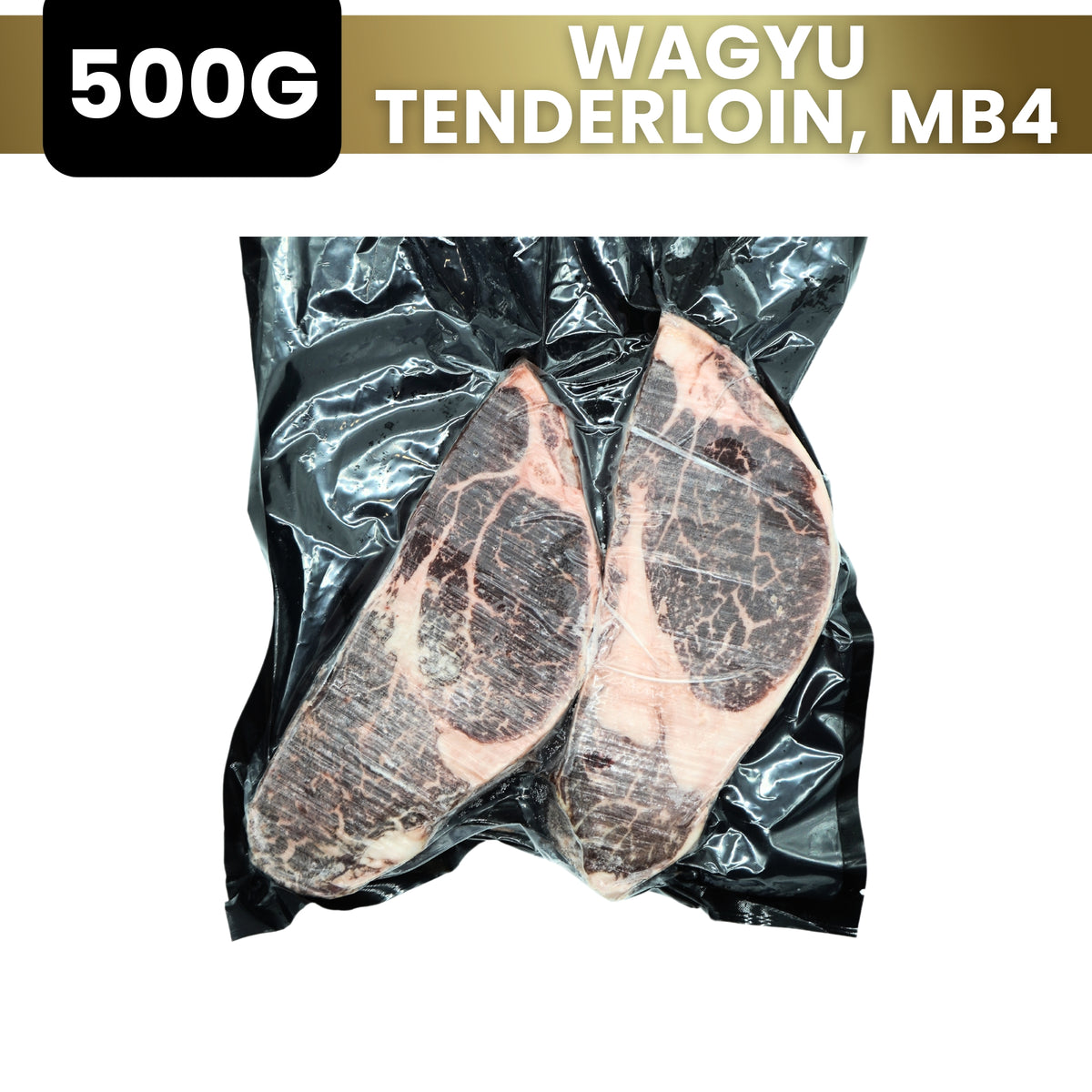 WAGYU TENDERLOIN, MB4 || 500 GMS – Steaks & Stuff